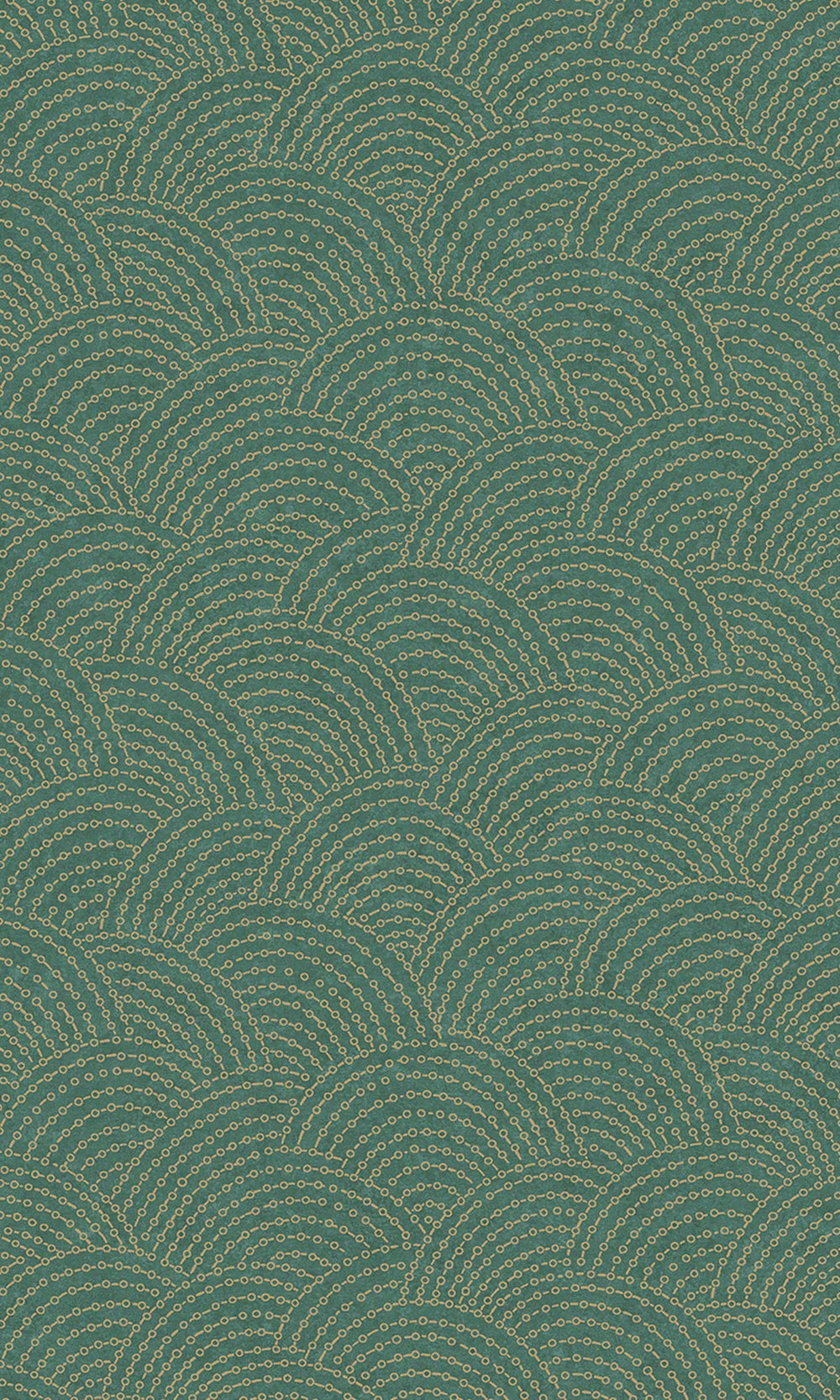 Green Seashell Like Art Deco Geometric Wallpaper R9270 – Walls Republic US
