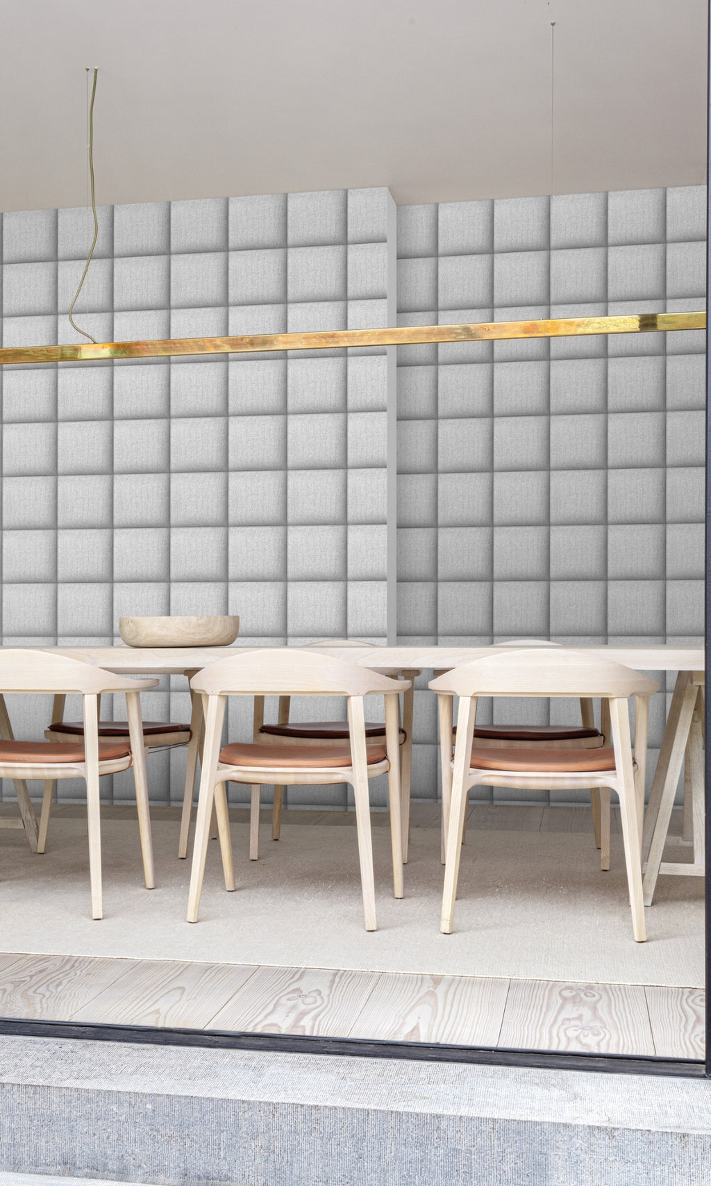 Grey 3D Effect Fabric Brick Wallpaper R8396 – Walls Republic US