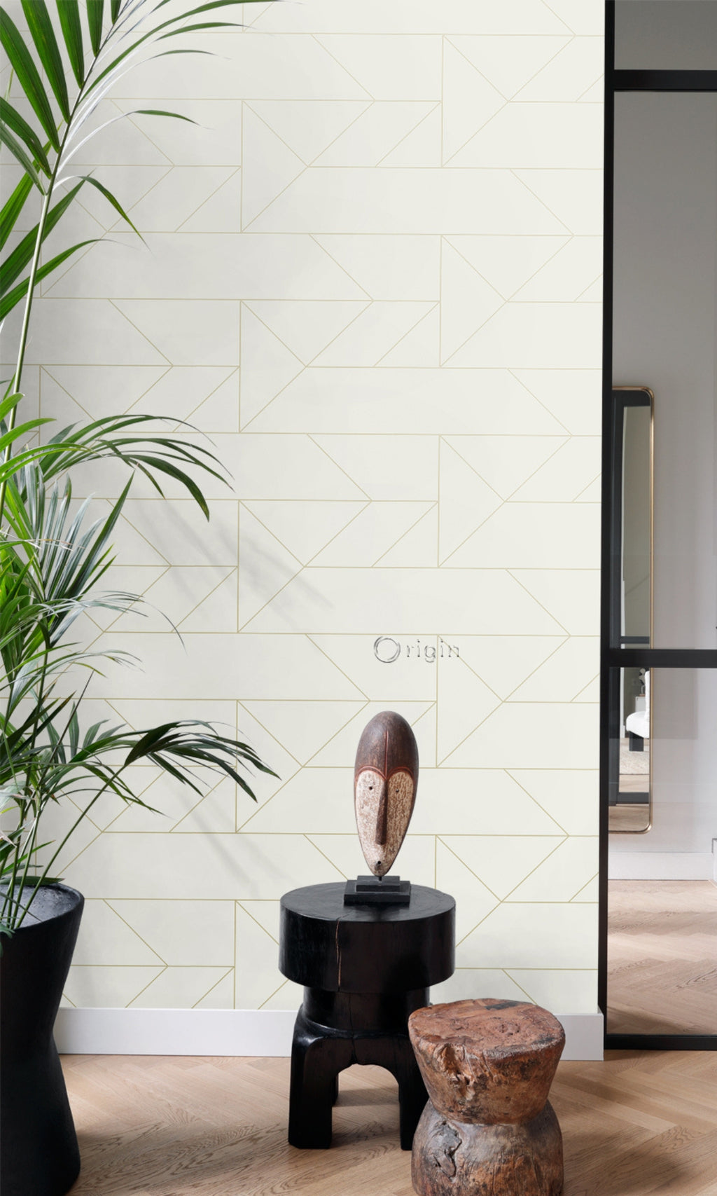 Off-White Graphic Line Geometric Wallpaper R8339 – Walls Republic US