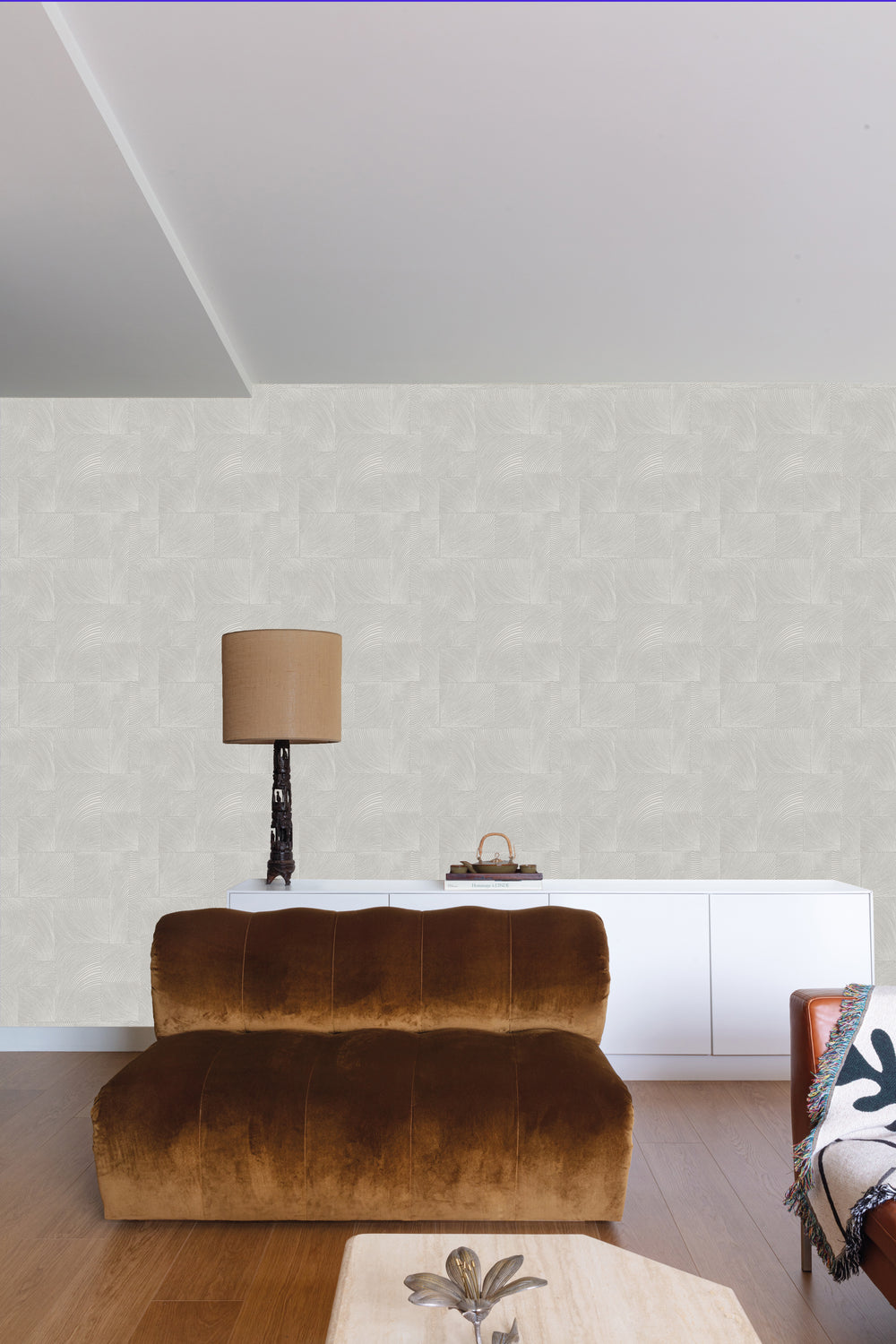 Grey Abstract Geometric Waves Wallpaper R9318 – Walls Republic US