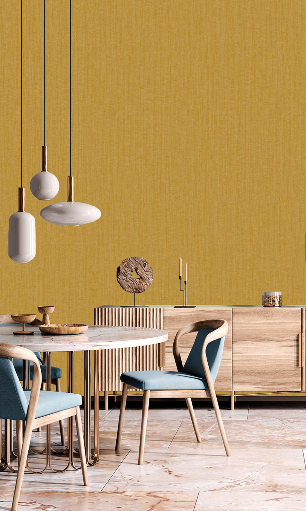 Mustard Abstract Plain Textured Wallpaper R9491 – Walls Republic US