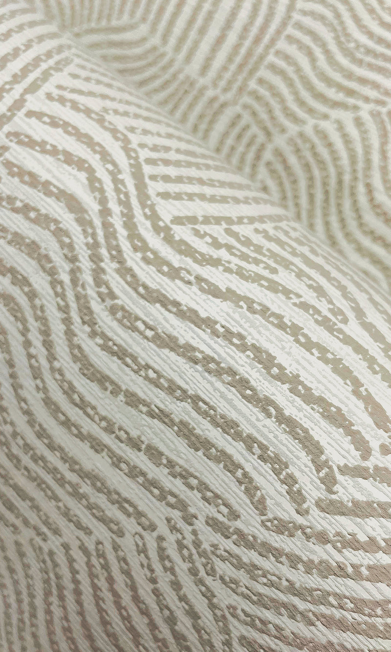 Ivory Plain Rippled Sand Print Wallpaper R9549 – Walls Republic US