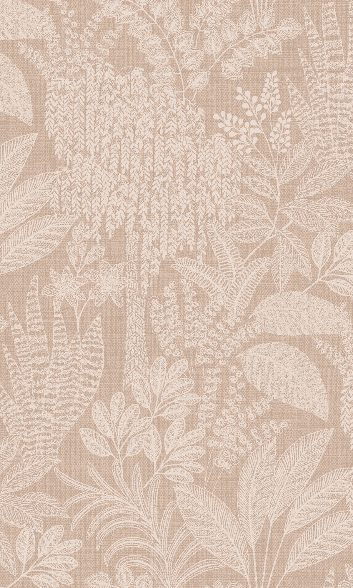 Plaster Pink Botanical Oasis Print Wallpaper R9559 – Walls Republic US