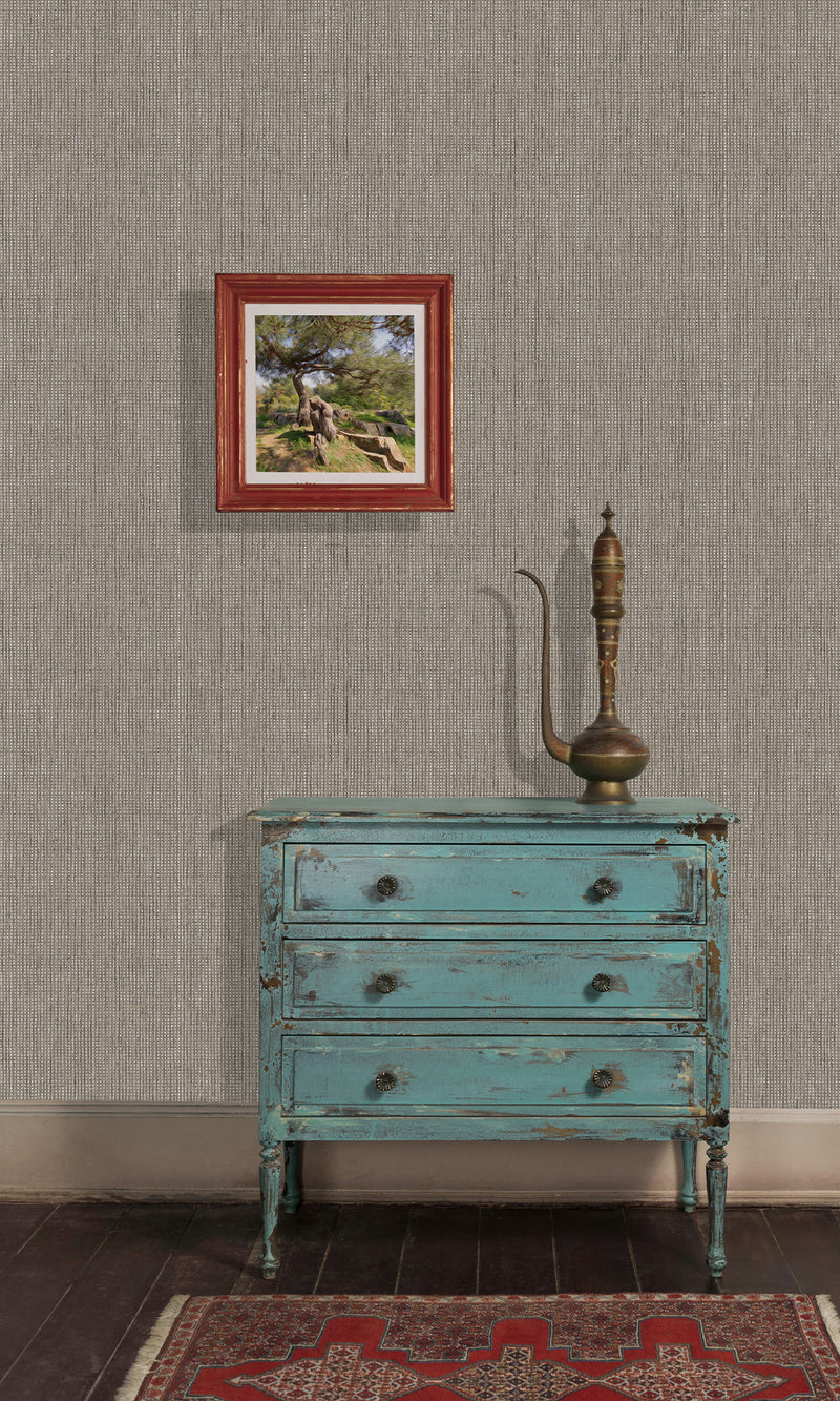Charcoal Woven Luxe Textured Wallpaper R9687 – Walls Republic US