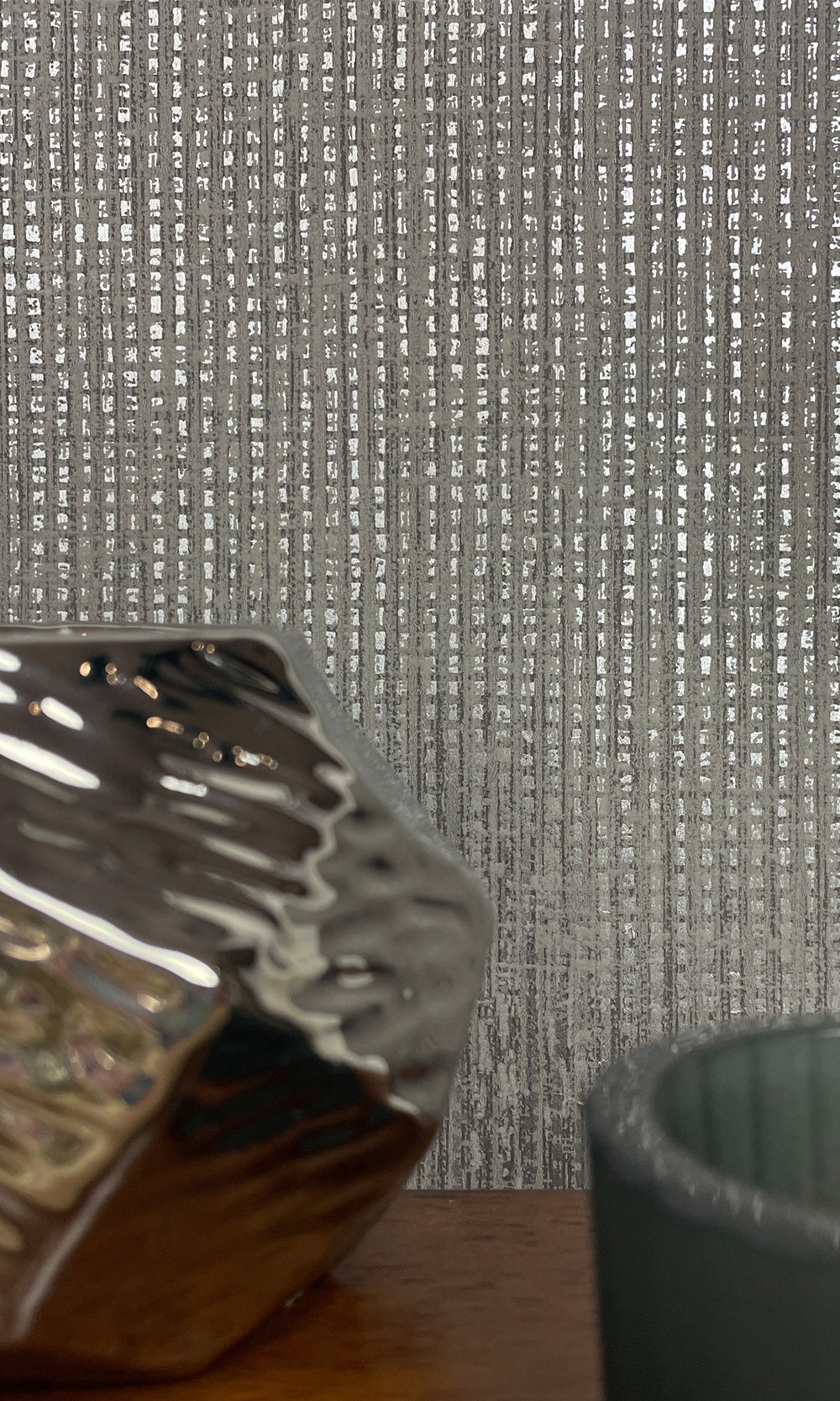 Charcoal Woven Luxe Textured Wallpaper R9687 – Walls Republic US