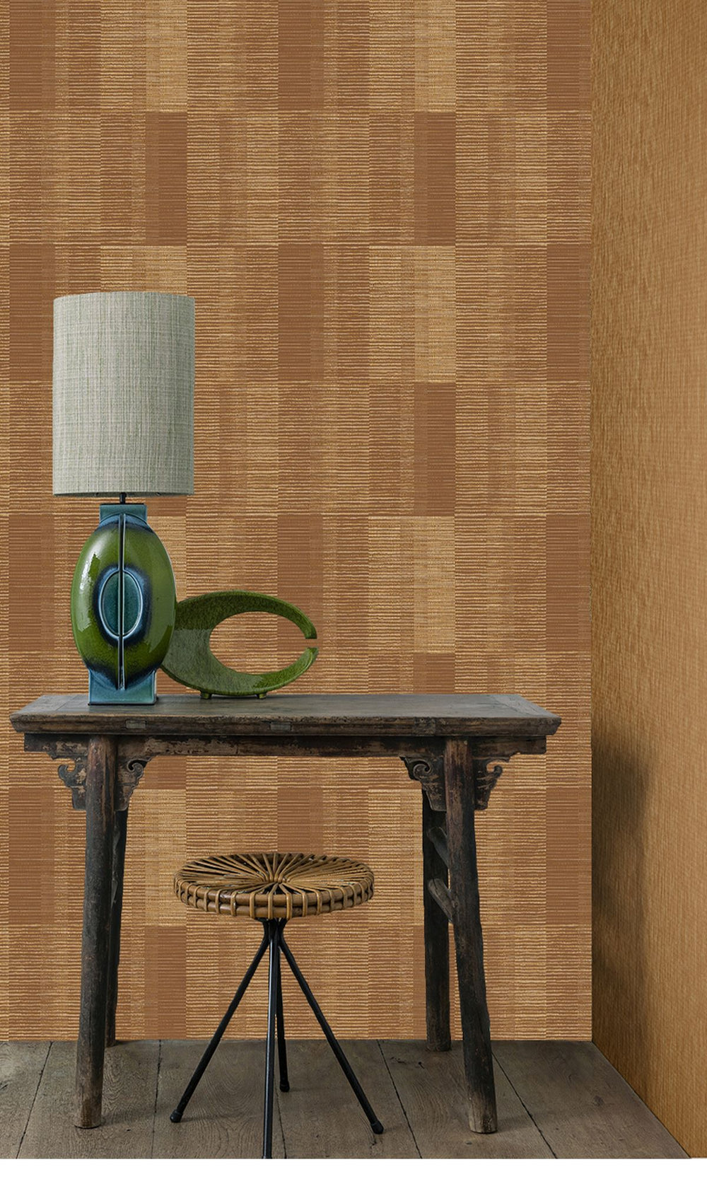 Potters Pot Tartan Print Wallpaper R9892 – Walls Republic US