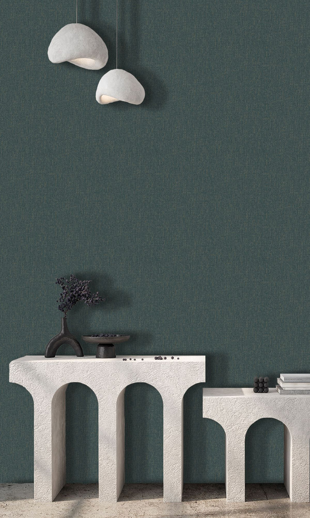 Fiord Blue Scratched Fabric Print Wallpaper R9923 – Walls Republic US