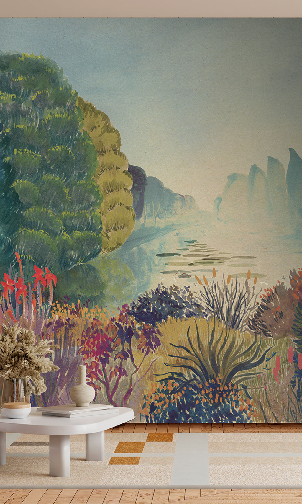 Multicolor Nature Landscape Wallpaper RM9024 – Walls Republic US