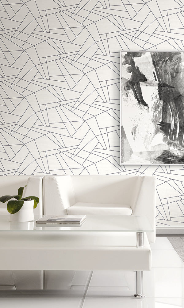 White design wallpaper store