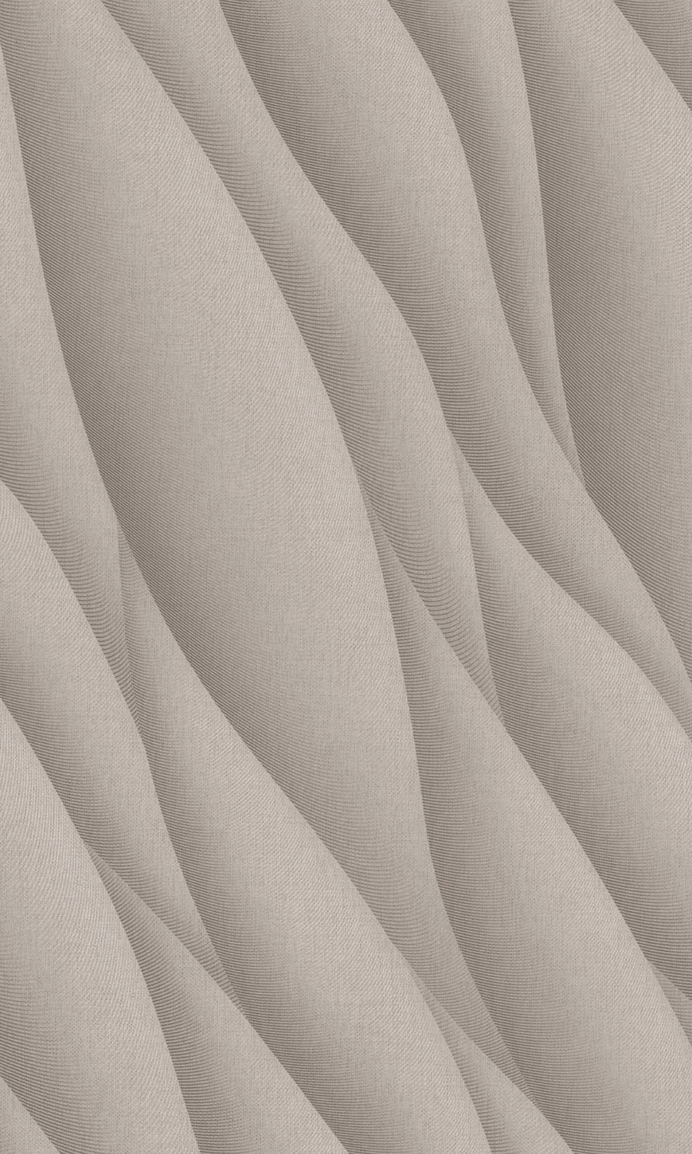 Taupe 3D Ocean Waves Wallpaper R8077 – Walls Republic US