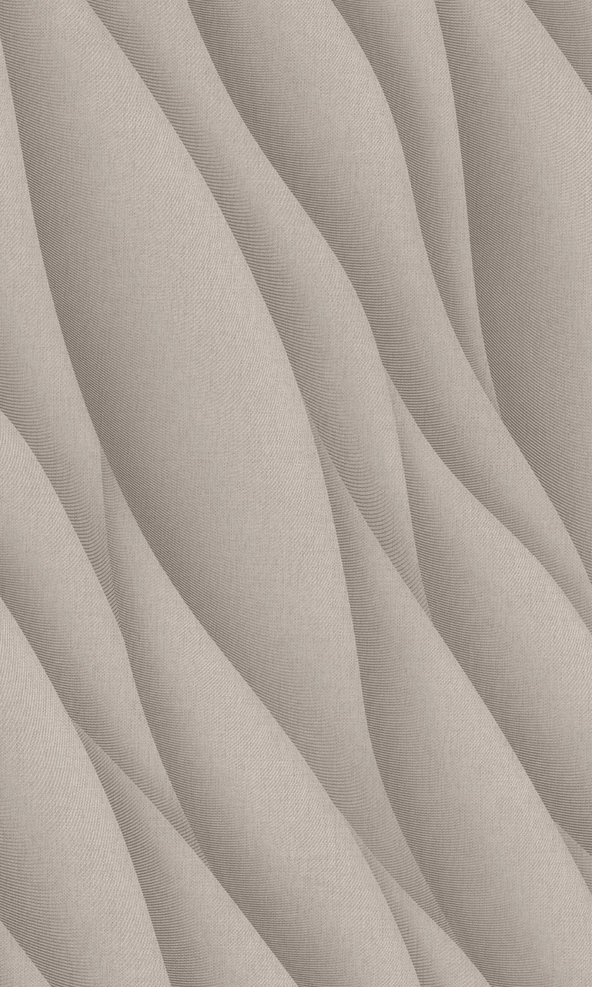 Taupe 3D Ocean Waves Wallpaper R8077 – Walls Republic US